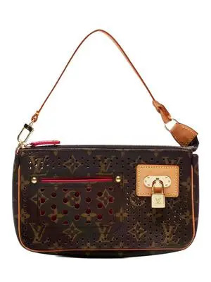 LOUIS VUITTON 2006 Perfo Pochette - Brown
