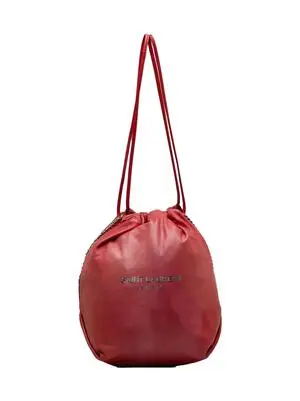Saint Laurent 2010-2023 Small Teddy Bucket Bag - Red