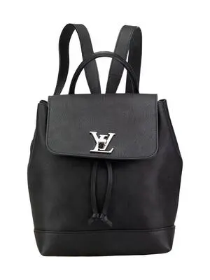 LOUIS VUITTON 2018 Taurillon Lockme Backpack - Black