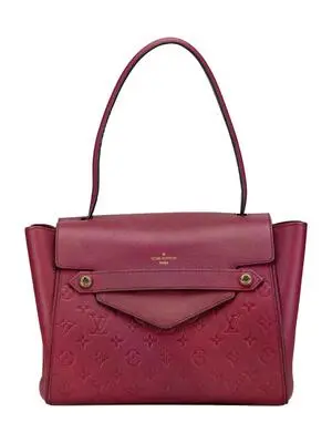 LOUIS VUITTON 2015 Monogram Empreinte Trocadero Shoulder Bag - Red