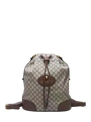 Gucci 2000s Gg Canvas Backpack - Brown