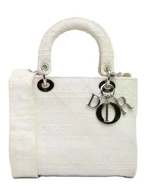 DIOR 2010 Medium Cannage Lady D-Lite Satchel