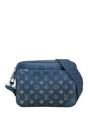 LOUIS VUITTON Monogram Gradient Trio Messenger Crossbody Bag - Blue