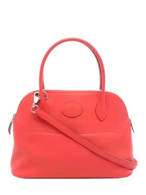 Hermès 27 Bolide Handbag With Detachable Strap - Red