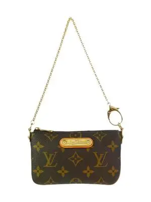 LOUIS VUITTON 2008 Monogram Pochette Milla Pm - Brown
