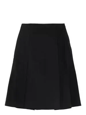Valentino Garavani 1990s Double-pleat Skirt - Black