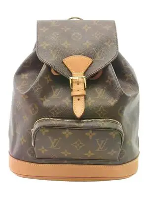 LOUIS VUITTON Montsouris Mm Monogram Backpack - Brown