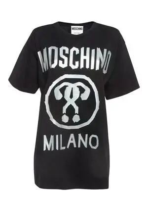 Moschino Logo-print T-shirt - Black