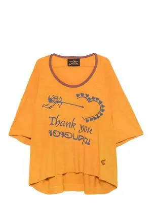 VIVIENNE WESTWOOD 2018 Graphic-print T-shirt - Orange