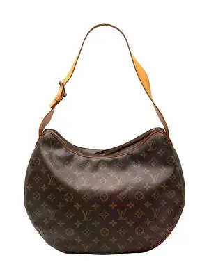 LOUIS VUITTON 2008 Monogram Croissant Gm Hobo Bag - Brown