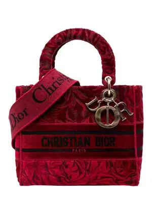 Dior Lady D-lite Satchel - Red