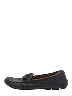 Prada Leather Loafers - Black