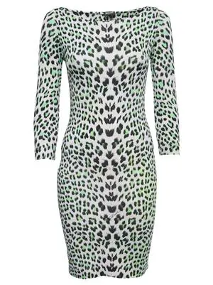 Just Cavalli Vintage Leopard-print Dress - White