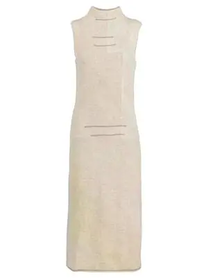 VOYAGE ET CIE High-Neck Patchwork Dress