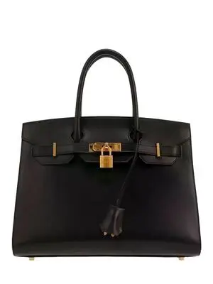 Hermès 2022 Birkin 30 Leather Handbag - Black