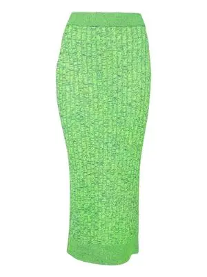 MAISON MARGIELA Ribbed-knit Skirt - Green