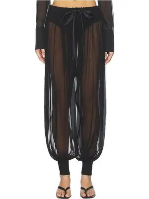 Kenzo Transparent Balloon Pants - Black