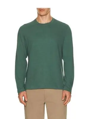 Theory Delroy Long Sleeve Tee - Dark Feldspar Green