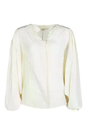 Antonio Berardi Puff-sleeve Shirt - Neutrals