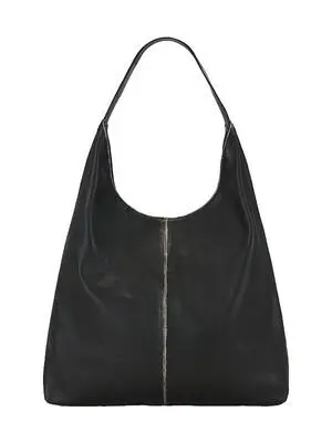 ST. AGNI Brushed Large Tote - Black