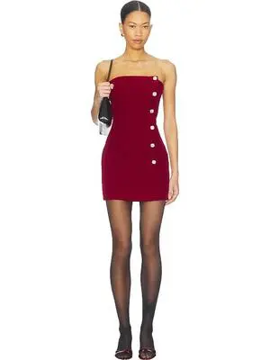 Superdown Veronica Mini Dress - Burgundy