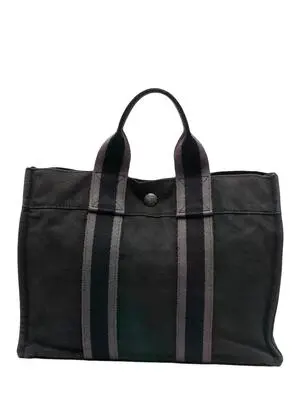 Hermès 1997 Fourre Tout Handbag - Black