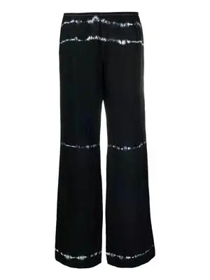 Giorgio Armani Tie-dye Wide-leg Trousers - Blue