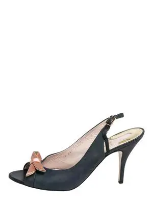 FERRAGAMO 100mm Bow Sandals - Black