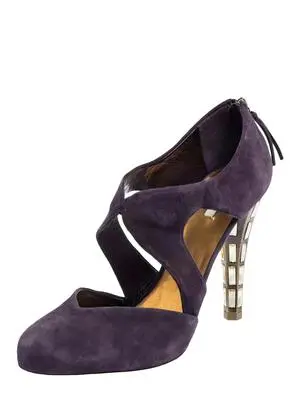 Miu Miu 105mm Cut-out Pumps - Purple