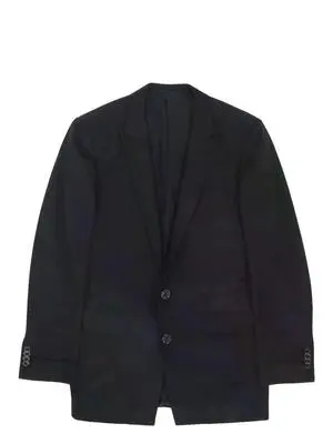 Versace 2000s Single-breasted Blazer - Blue