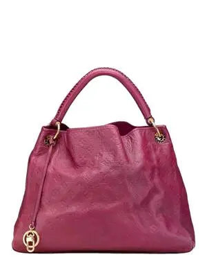 LOUIS VUITTON Monogram Empreinte Artsy Mm Hobo Bag - Red
