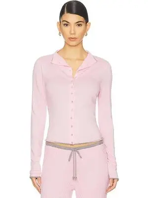 Frankies Bikinis Leo Knit Cardigan - Rosette