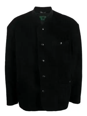 Jean Paul Gaultier 1990s Mock Neck Wool Jacket - Black