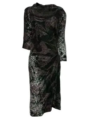 VIVIENNE WESTWOOD Vivienne Westwood 2014-2015 Graphic-Print Midi Dress