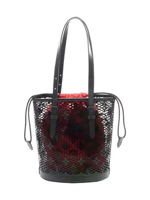 LOUIS VUITTON Monogram Lace Pm Shoulder Bag - Black