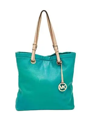 Michael Kors Vintage Leather Tote Bag - Green
