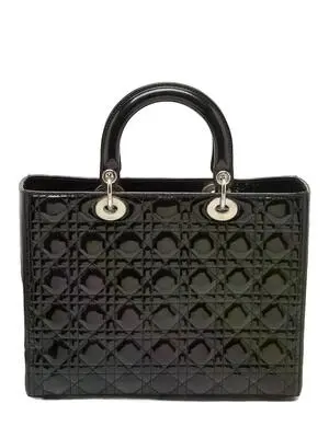 Dior Lady Tote Bag - Black