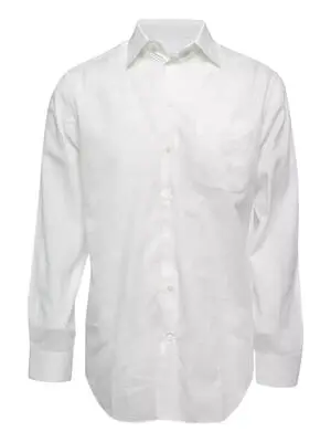 ARMANI Cotton Pocket Shirt - White