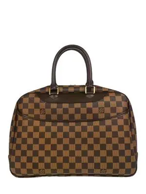 LOUIS VUITTON Deauville Bowling Tote Bag - Brown