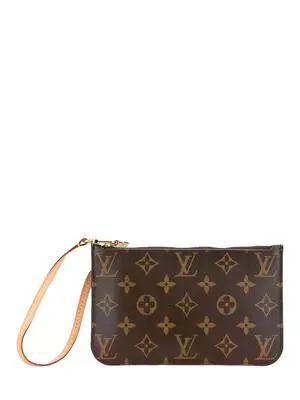 LOUIS VUITTON 2013 Monogram Neverfull Pouch - Brown