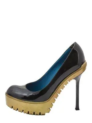 Saint Laurent Trooper Heeled Pumps - Black