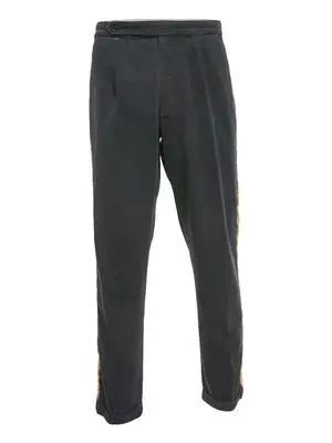Palm Angels Gabardine Trousers - Blue