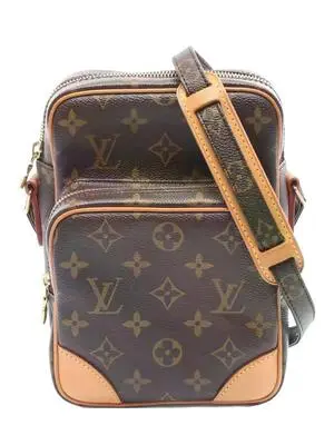 LOUIS VUITTON 2005 Monogram Amazon Crossbody Bag - Brown