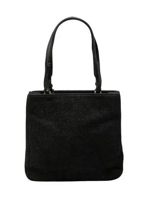 PRADA 2000-2013 Wool Tote Bag