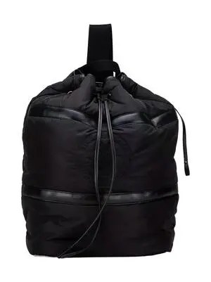 Saint Laurent Rive Gauche Drawstring Backpack - Black