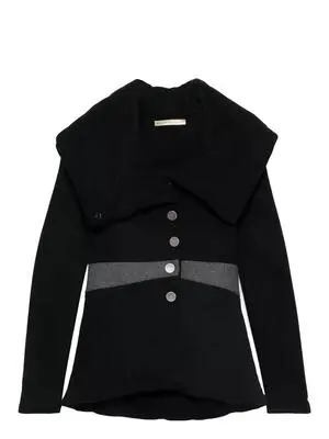 Balenciaga 2010s Cotton Coat - Black