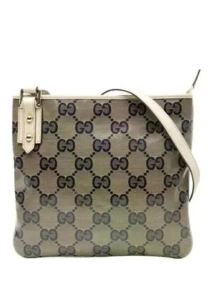Gucci Gg Crystal Crossbody Bag - Brown
