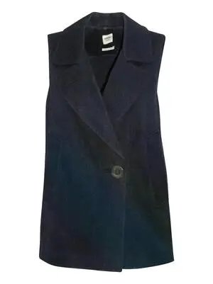Hermès Cotton Single-breasted Vest - Blue