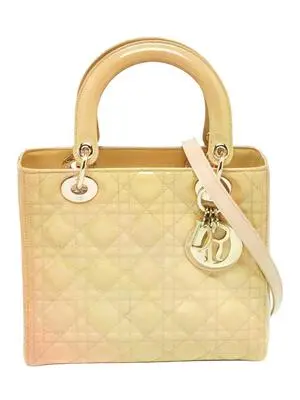 Dior Lady Tote Bag - Yellow