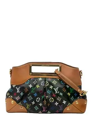LOUIS VUITTON 2009 Monogram Multicolore Judy Mm Satchel - Black